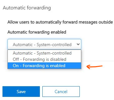 Enable External Email Forwarding in Microsoft 365 | Enchant