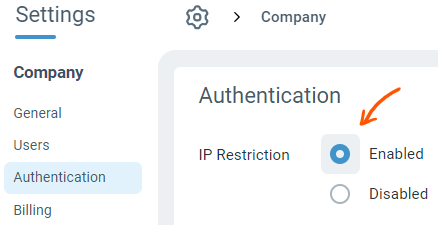 IP Restriction | Enchant