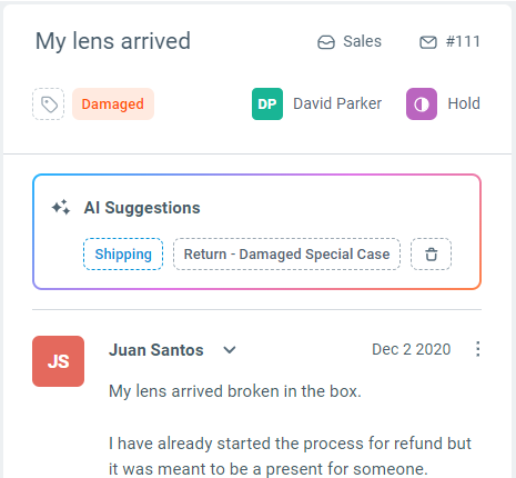 AI Suggestions | Enchant