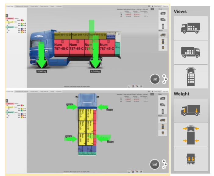 Weight Distribution | Help | EasyCargo