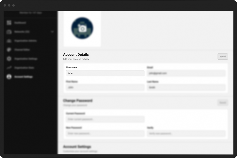 Change your username | PANDA Dashboard Admins