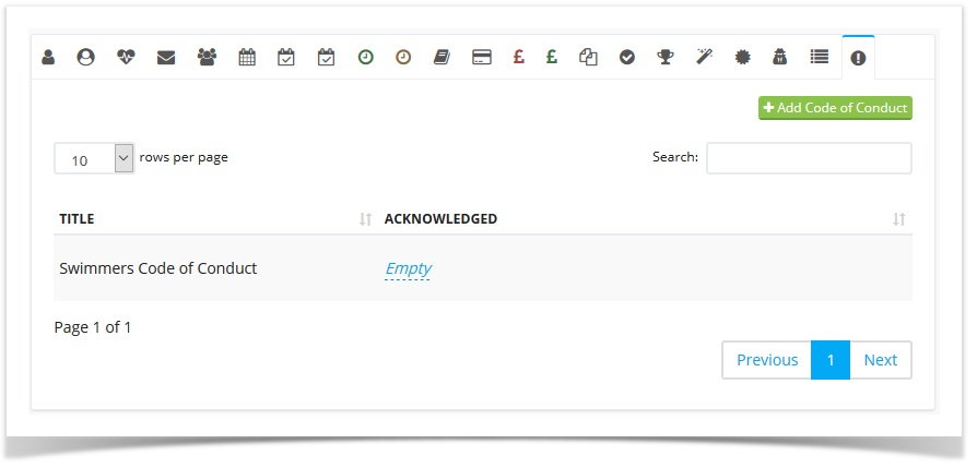 Code of Conduct | SwimClub Manager