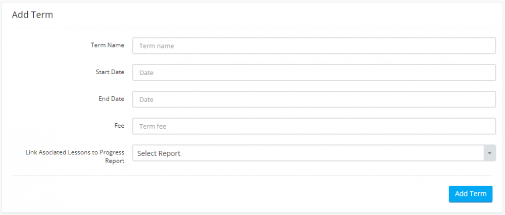 Learn to Swim terms | SwimClub Manager