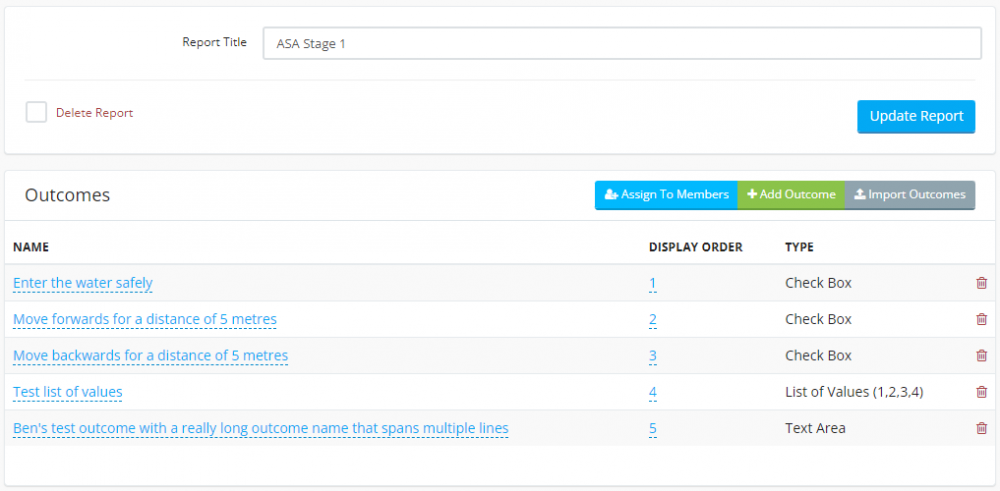 Progress Reports Setup | SwimClub Manager