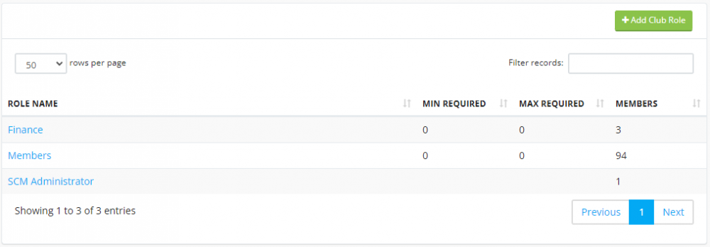 Roles | SwimClub Manager