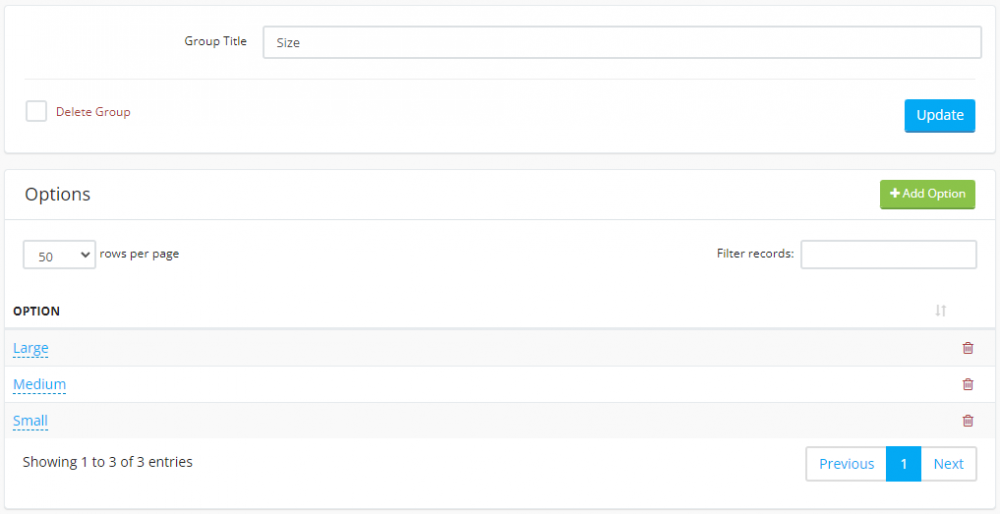 Options | SwimClub Manager