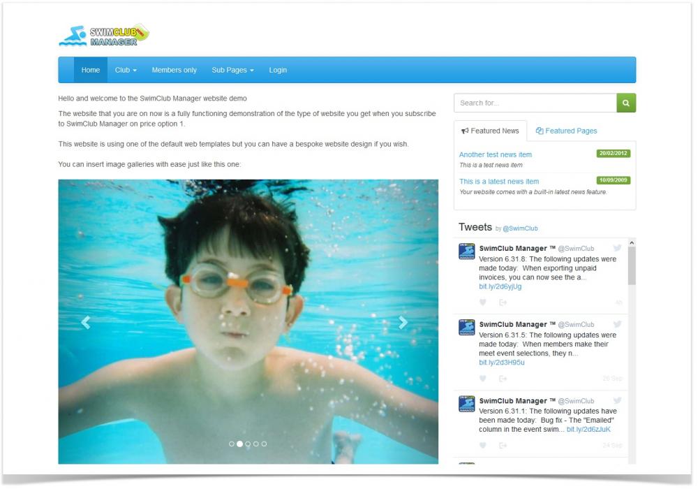 Image Galleries | SwimClub Manager